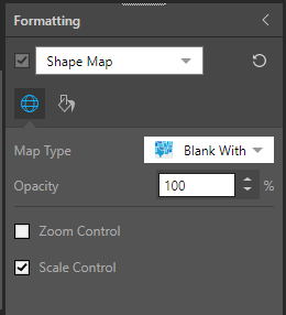 Shape Map Formatting